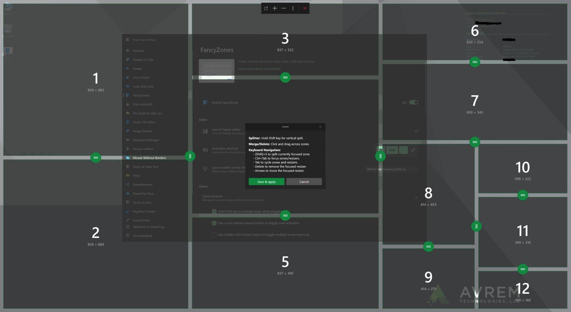 Take Control of Your Windows with FancyZones – Avrem Technologies, LLC